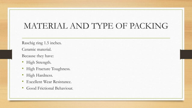 Design of-absorption-column | PPTX | Chemistry | Science