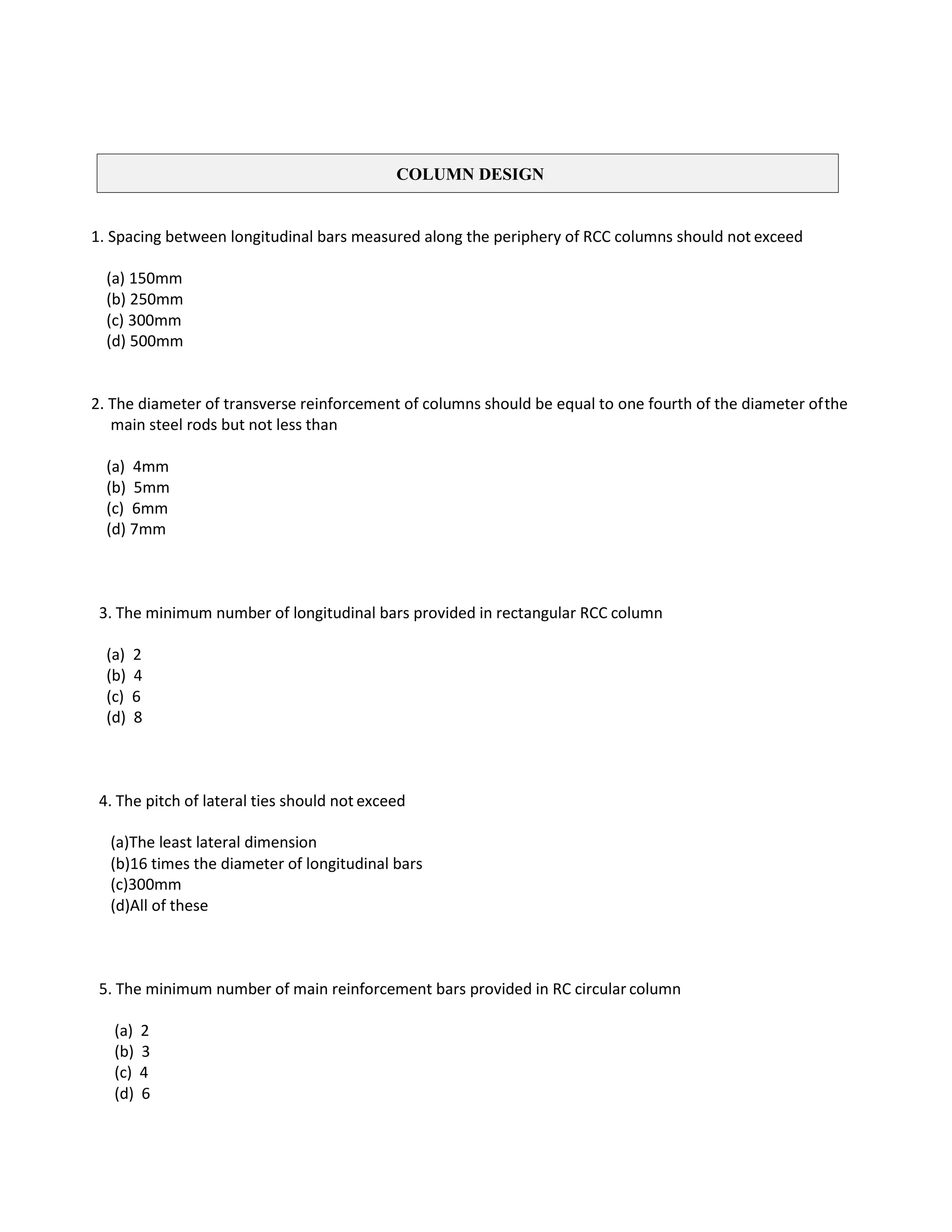 Design-Of-concrete-Structure MCQ.pdf
