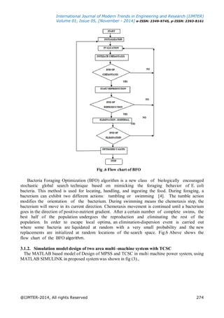 DESIGN OF MPSS AND TCSC DAMPING CONTROLLERS IN MULTI- MACHINE POWER SYSTEM USING BFO. | PDF