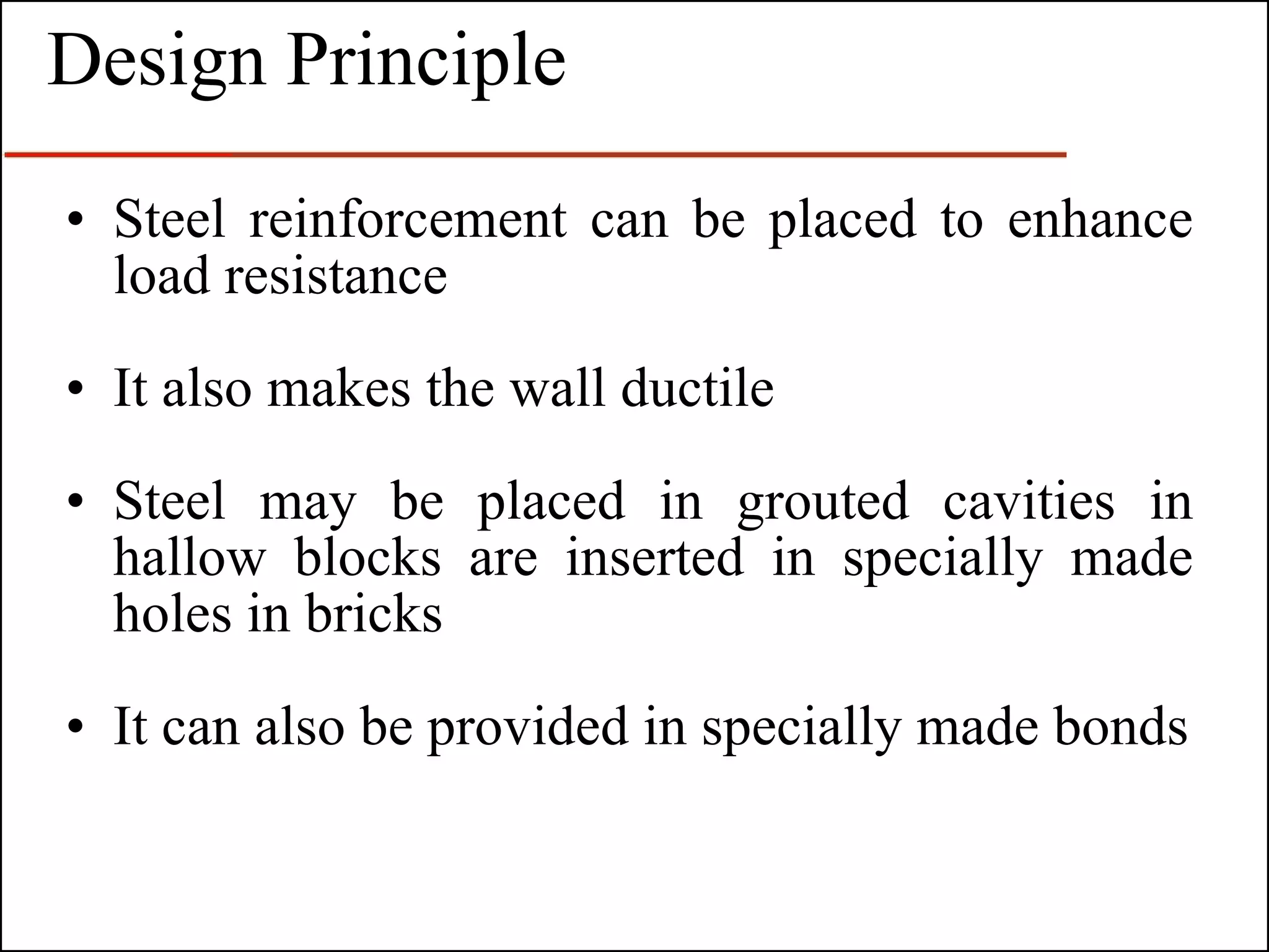 Design of Reinforced Masonry | PPT