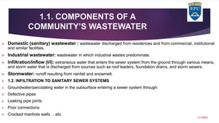 Design of Sanitary Sewer System | PPTX