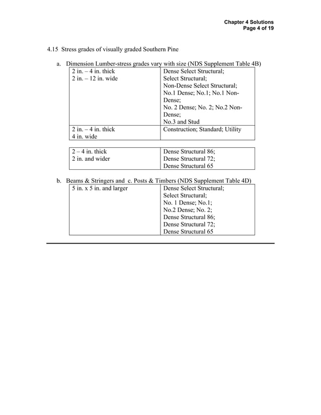 Design Of Wood Structures ASD-LRFD 6th Edition Donald Breyer Solutions ...