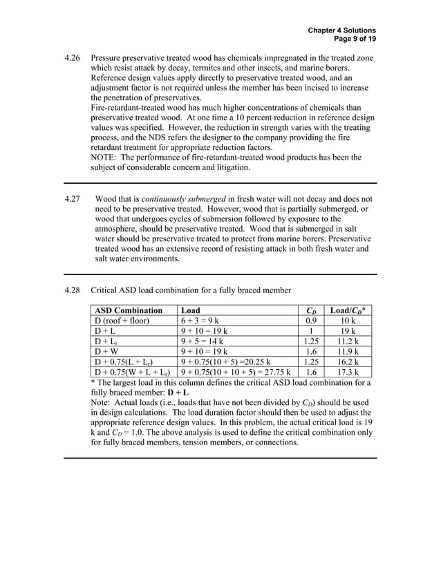 Design Of Wood Structures ASD-LRFD 6th Edition Donald Breyer Solutions ...