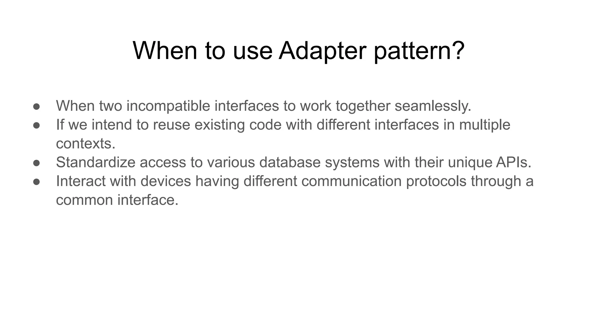 Benefits Of Using Software Design Patterns And When To Use Design Pattern Ppt