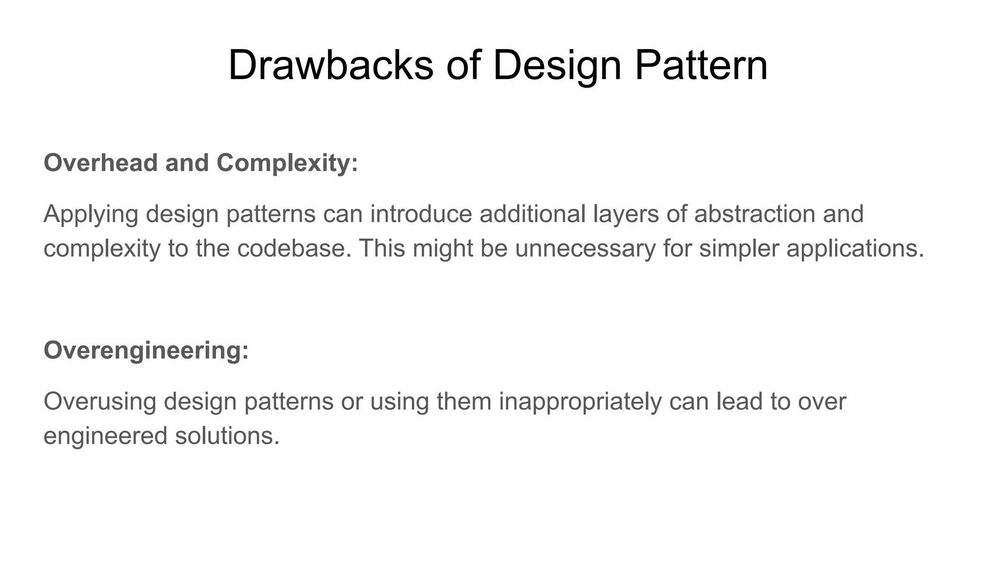 Benefits Of Using Software Design Patterns And When To Use Design Pattern Ppt