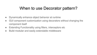 Benefits of using software design patterns and when to use design pattern | PPT