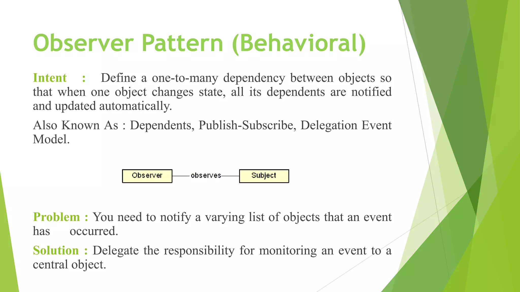 Design pattern-presentation | PPTX