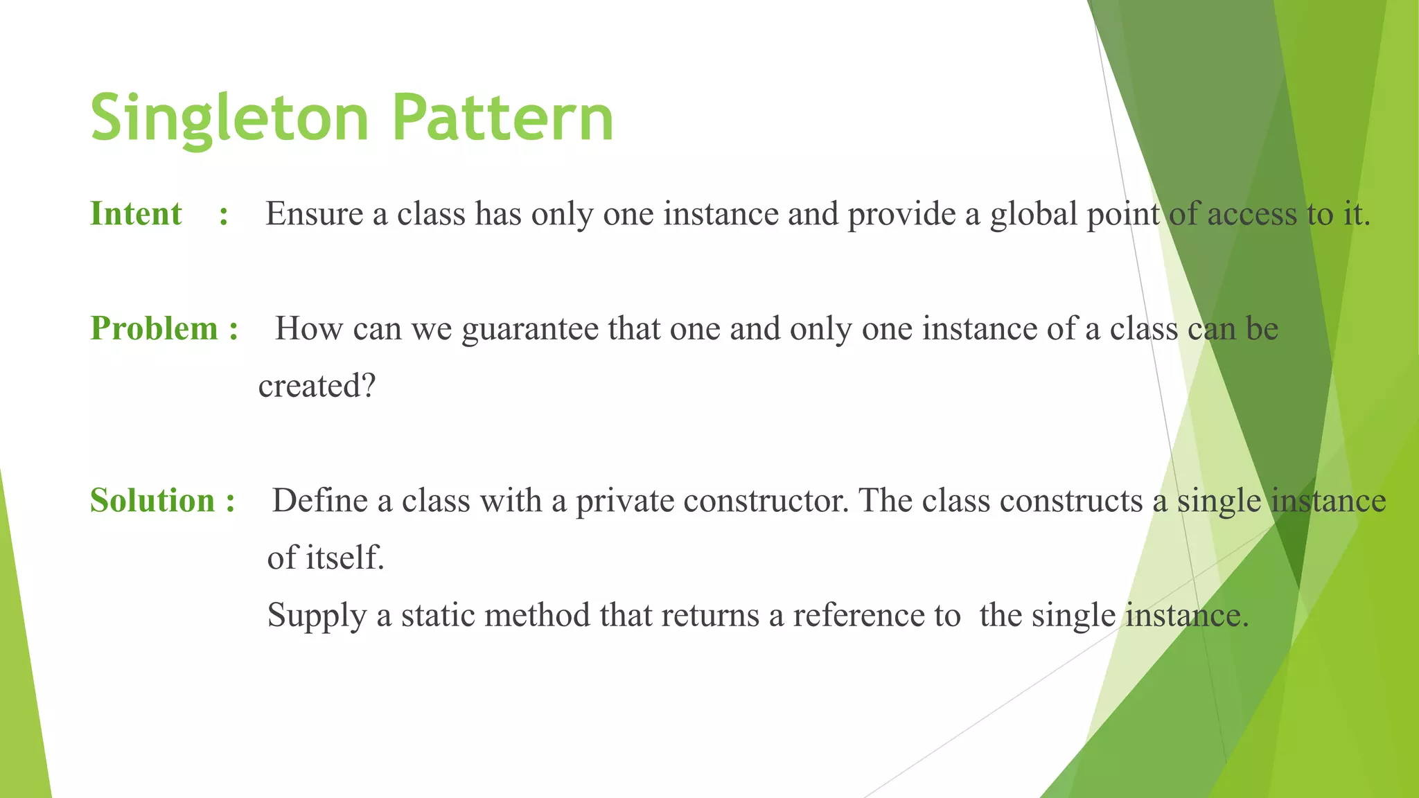 Design Pattern Presentation Pptx Programming Languages Computing