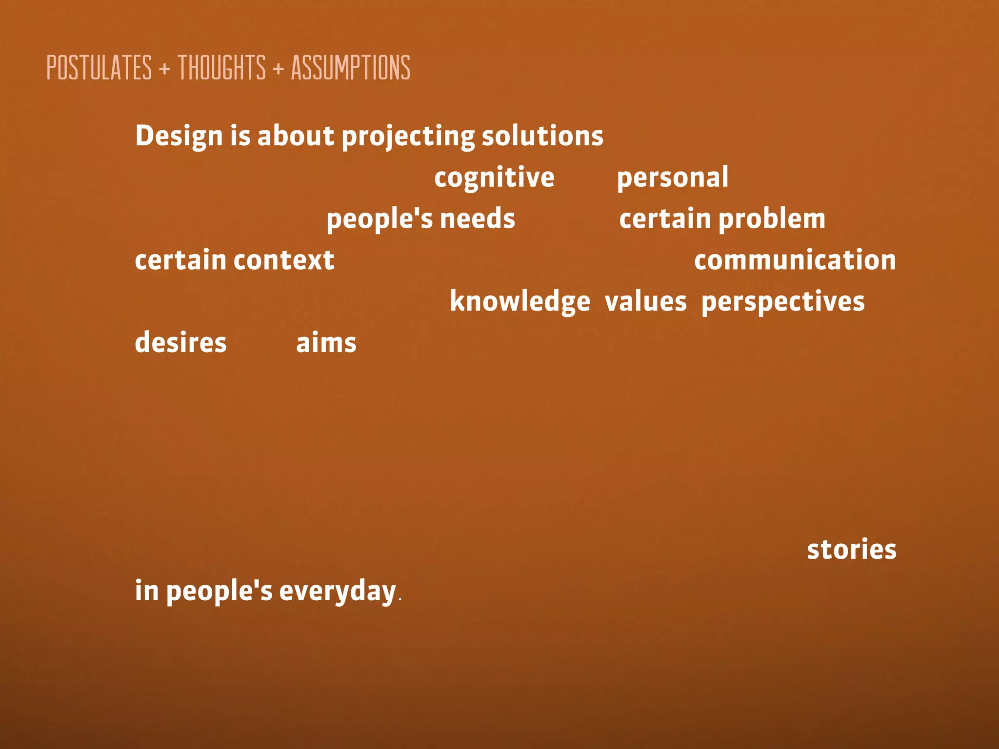 My Design Philosophy | PDF