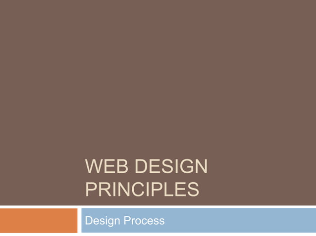 Design principles | PPT
