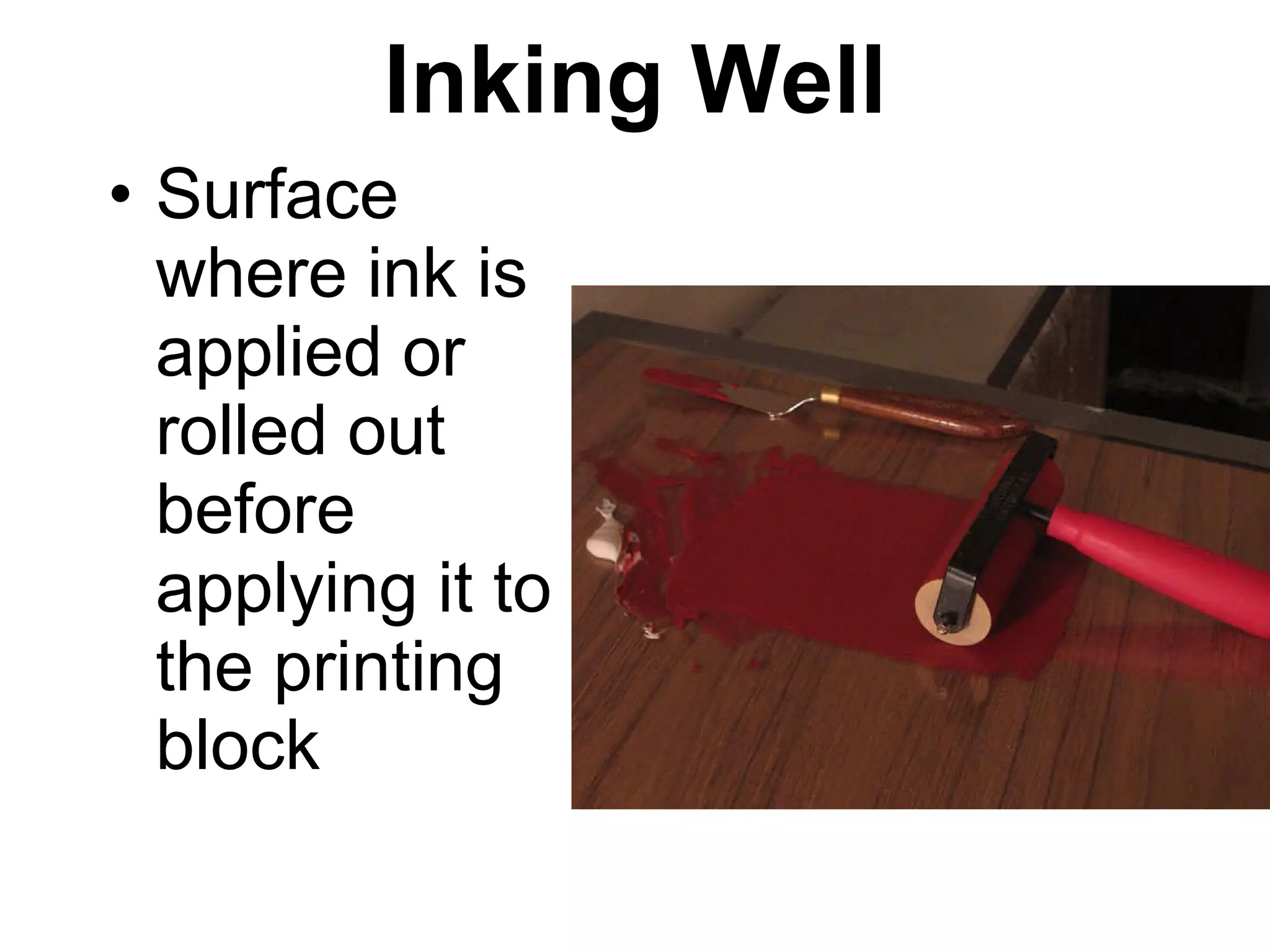 Design Printmaking Terms Pics | PPT