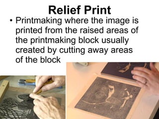 Design Printmaking Terms Pics | PPT