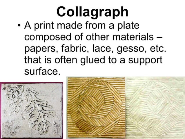 Design Printmaking Terms Pics | PPT