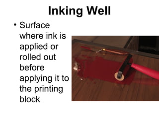 Design printmaking terms pics | PPT