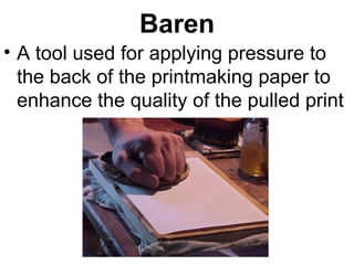 Design printmaking terms pics | PPT