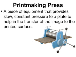 Design printmaking terms pics | PPT