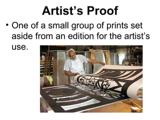Design printmaking terms pics | PPT