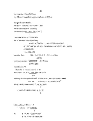 Design rcc-over-head-tank | PDF