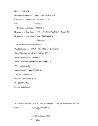 Design rcc-over-head-tank | PDF