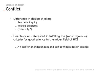 Design Research as the Avant-garde of Design | PPT