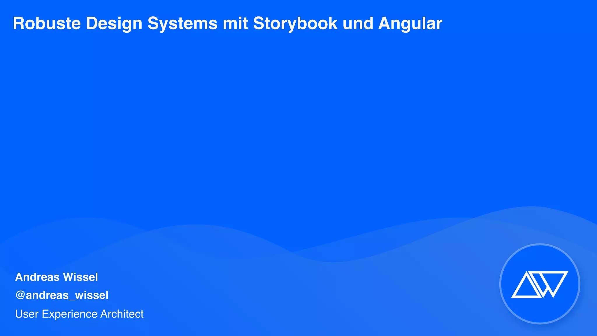 Robuste Design Systems mit Storybook und Angular | PPT