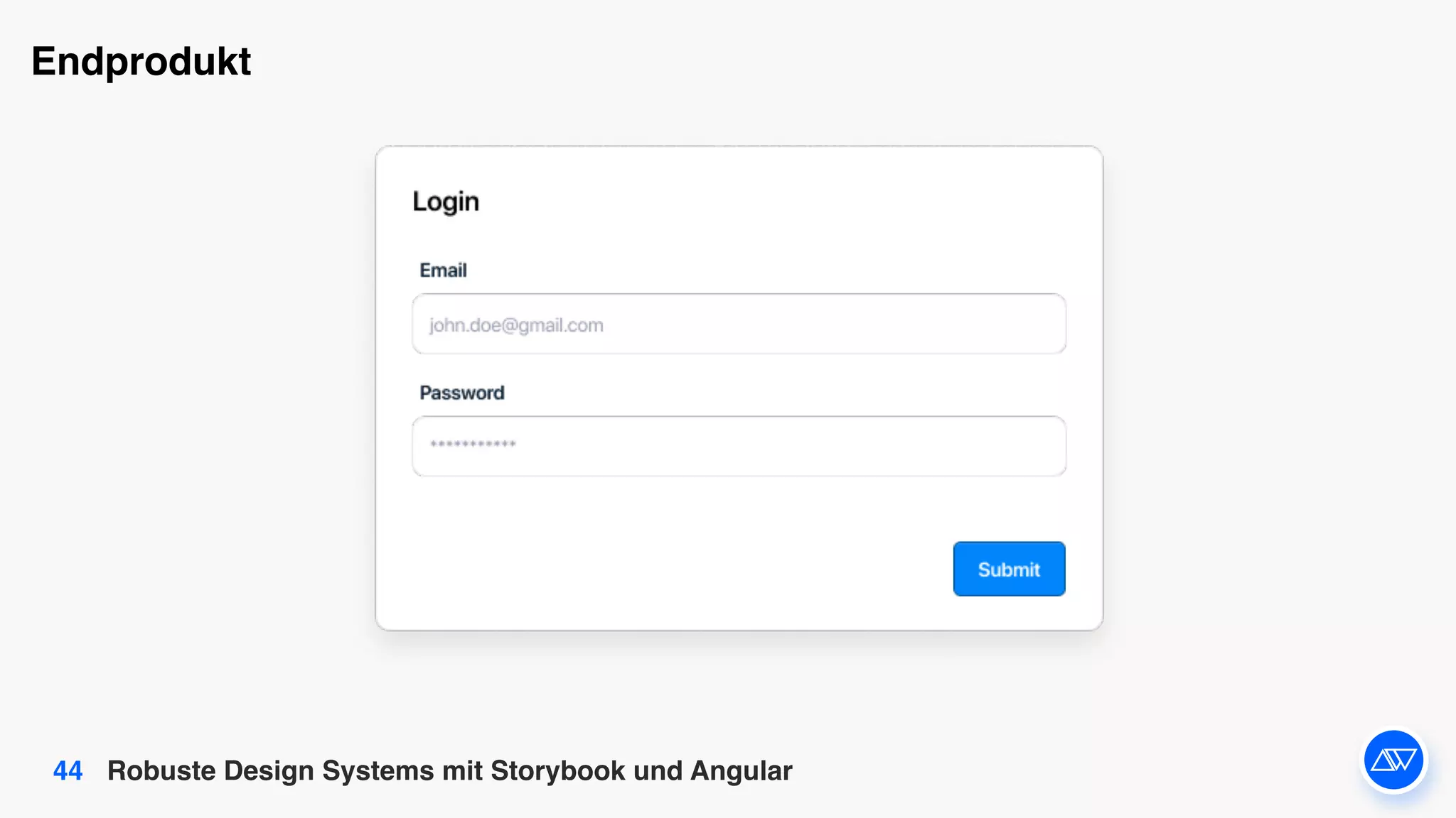 Robuste Design Systems mit Storybook und Angular | PPT