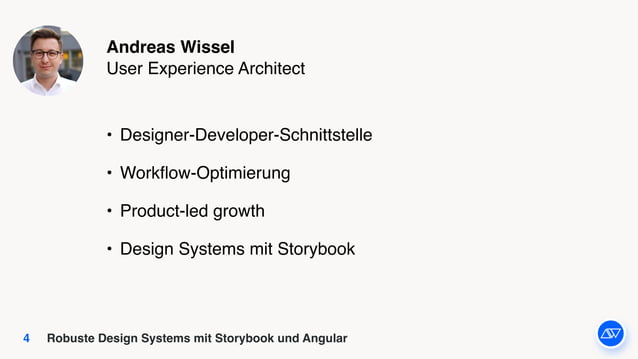 Robuste Design Systems mit Storybook und Angular | PPT