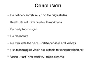 Design thinking, Agile. How to cook it as lean startup. | PDF