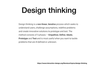 Design thinking, Agile. How to cook it as lean startup. | PDF