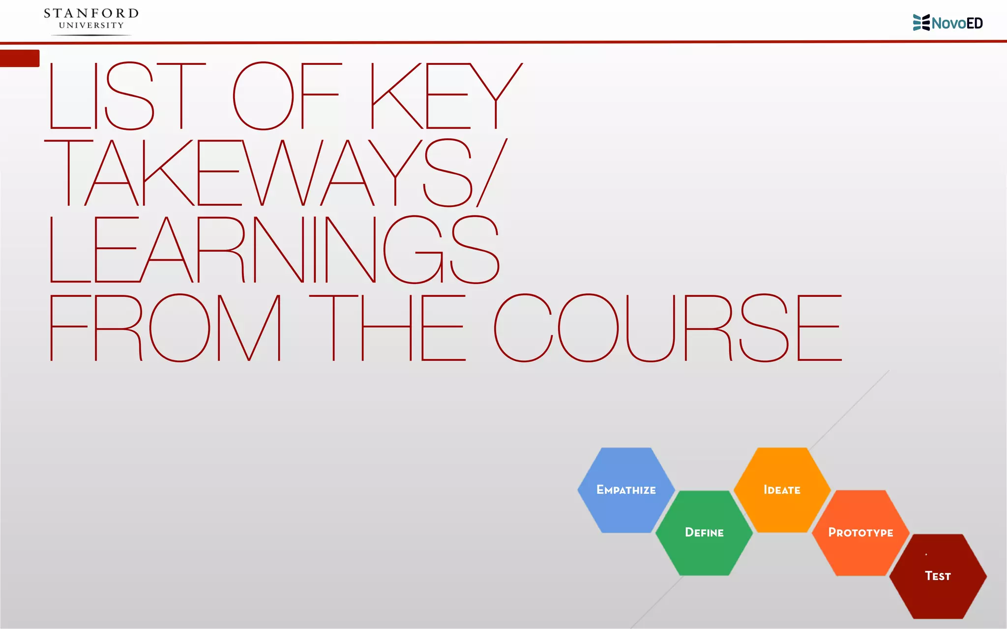 Apply Design Thinking (Design Thinking Action Lab - Stanford University ...