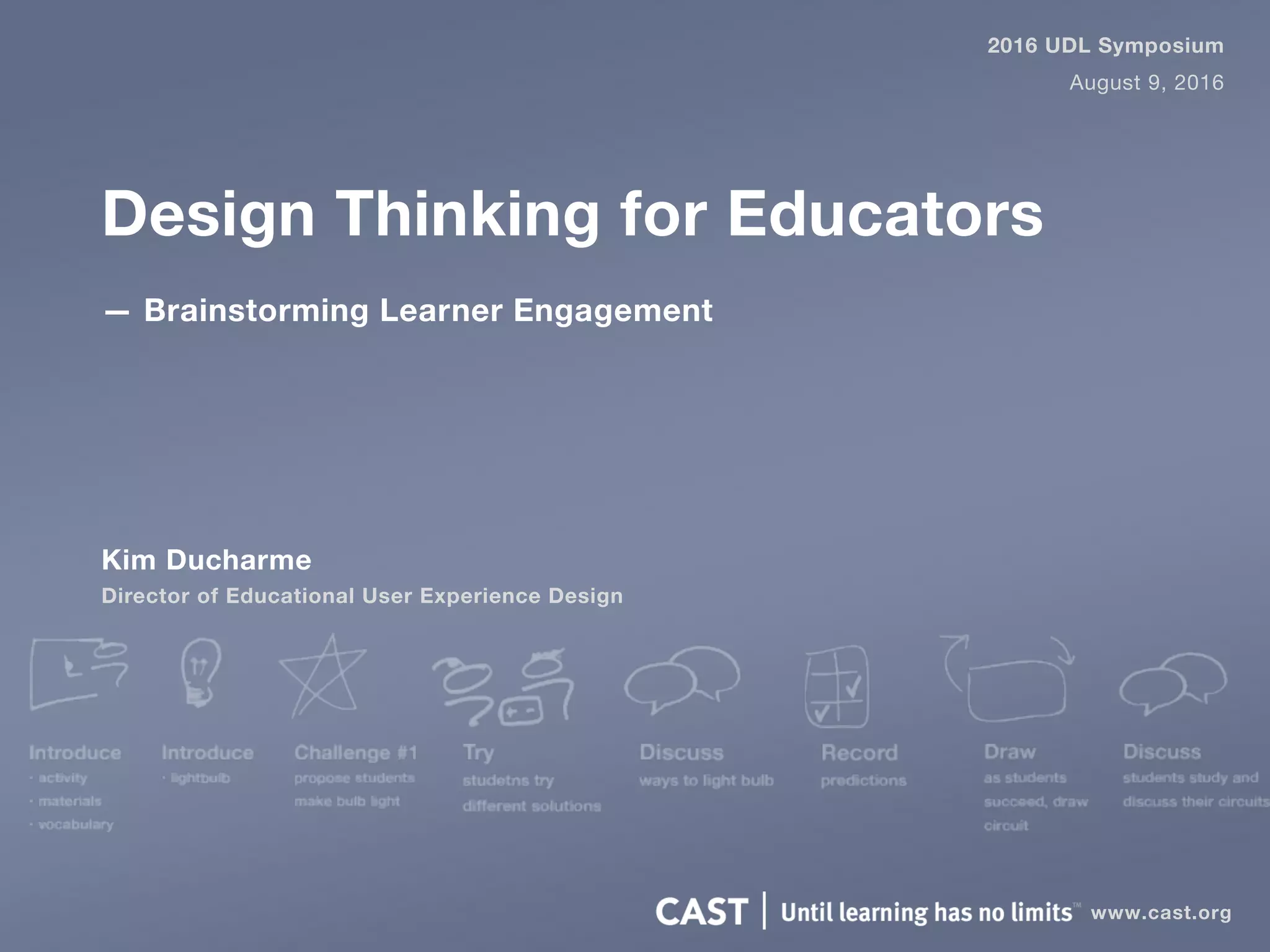 Design Thinking for Educators: Brainstorming Engagement | PPT