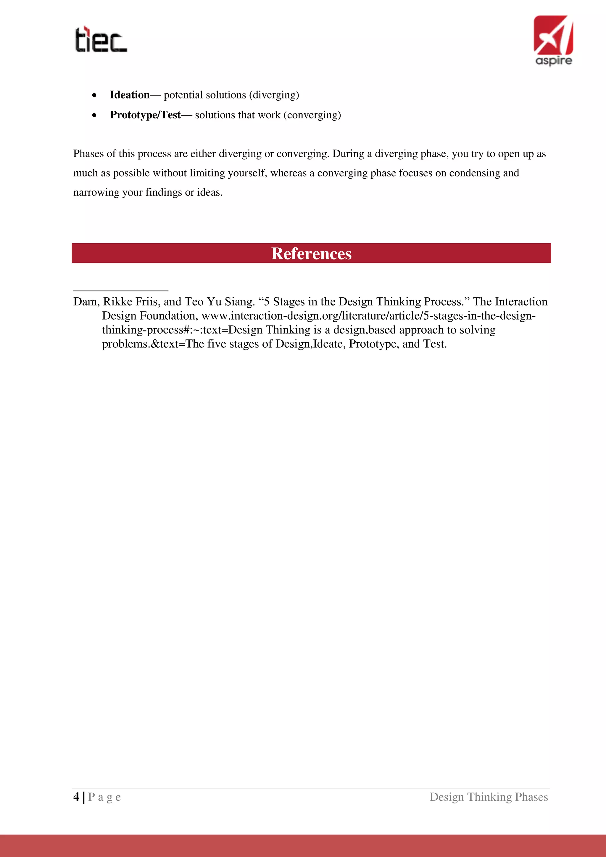 Design thinking-phases-1 | PDF | Technology & Computing