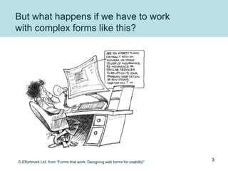 Design tips for complex forms JBoye 2011 | PPT