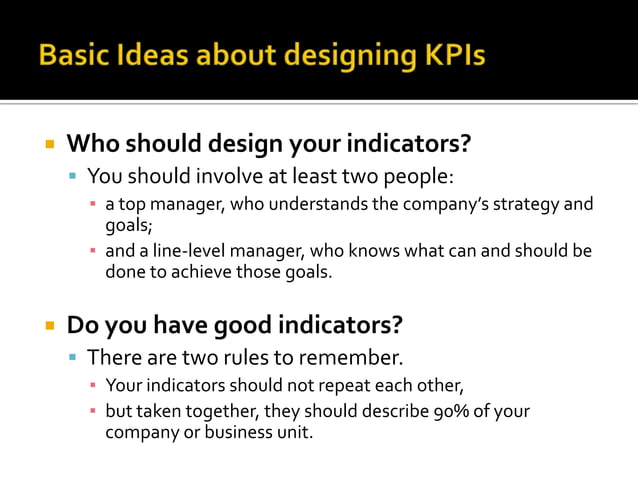 Design winning-kpis | PPT