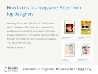 10 easy ways to better design your magazine. Tips & tricks, tutorials ...