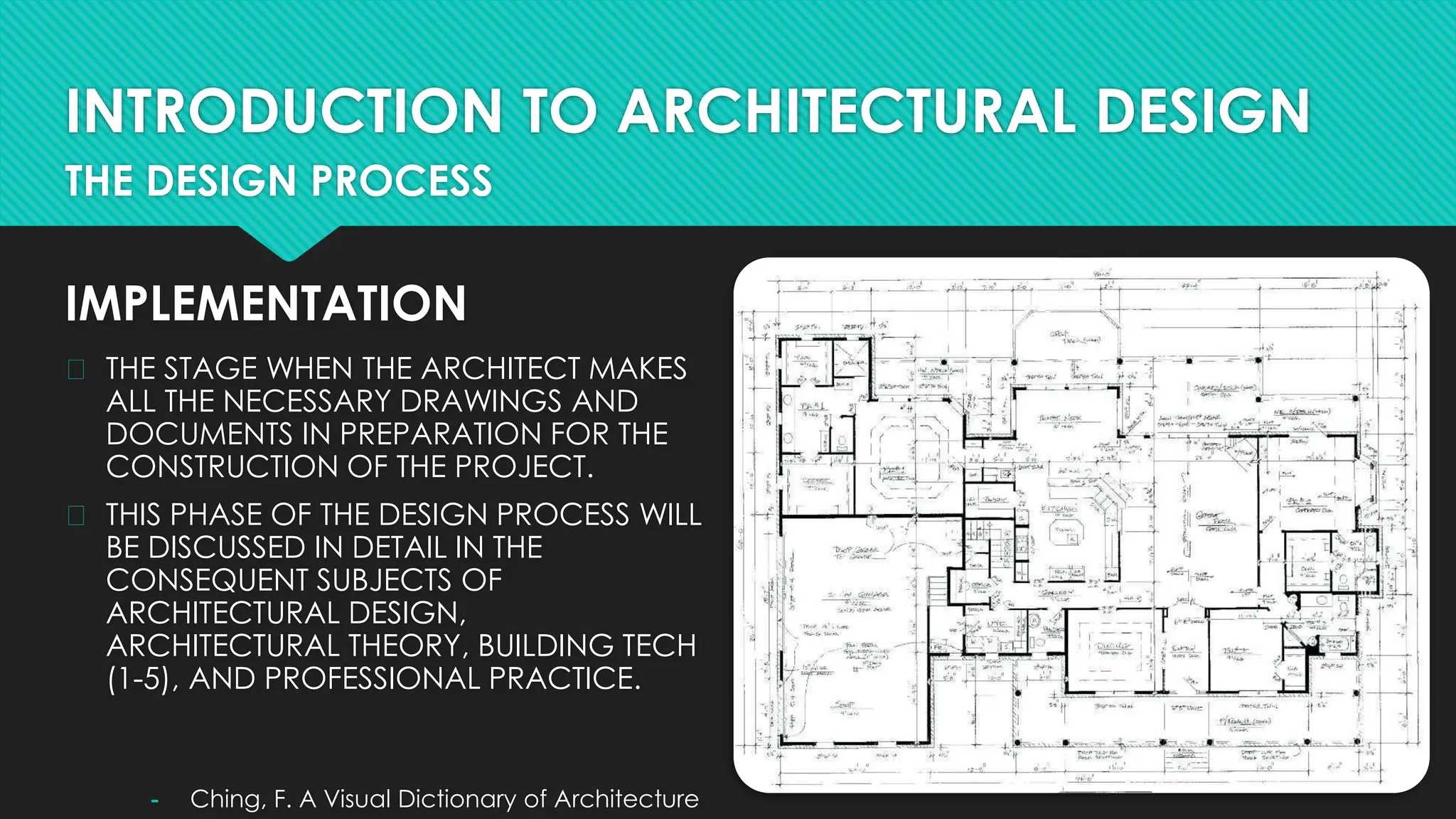Introduction to Architectural Design 1 - Module 1B | PPTX