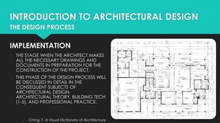 Introduction to Architectural Design 1 - Module 1B | PPTX