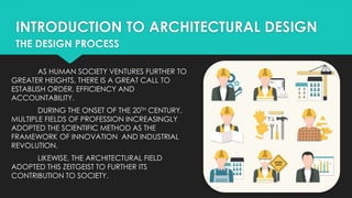 Introduction to Architectural Design 1 - Module 1B | PPTX