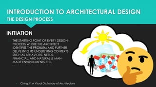 Introduction to Architectural Design 1 - Module 1B | PPTX
