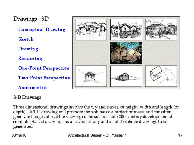 Architectural Design 1 Lectures by Dr. Yasser Mahgoub - Lecture 7 ...