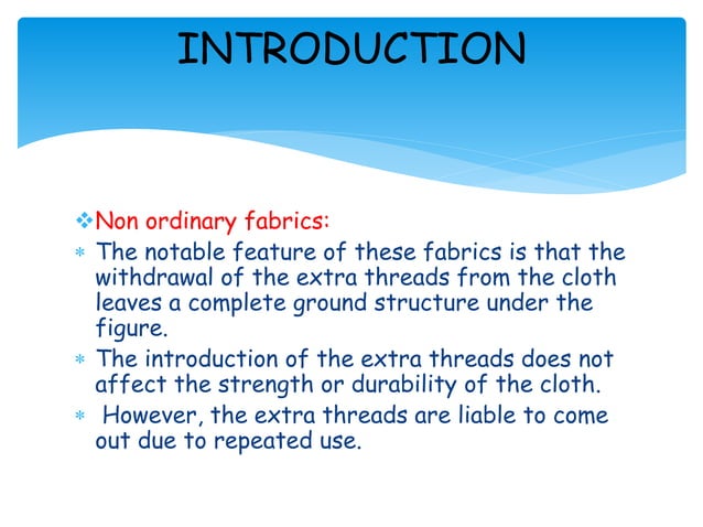 fabric structure and design | PPT