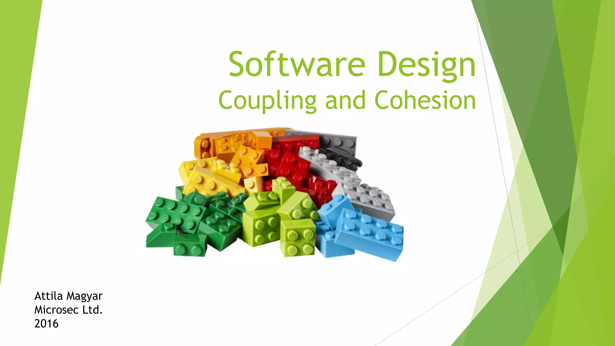Software Design 1: Coupling & cohesion | PPTX | Web Development | Internet