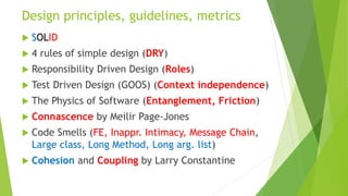 Software Design 1: Coupling & cohesion | PPTX | Web Development | Internet