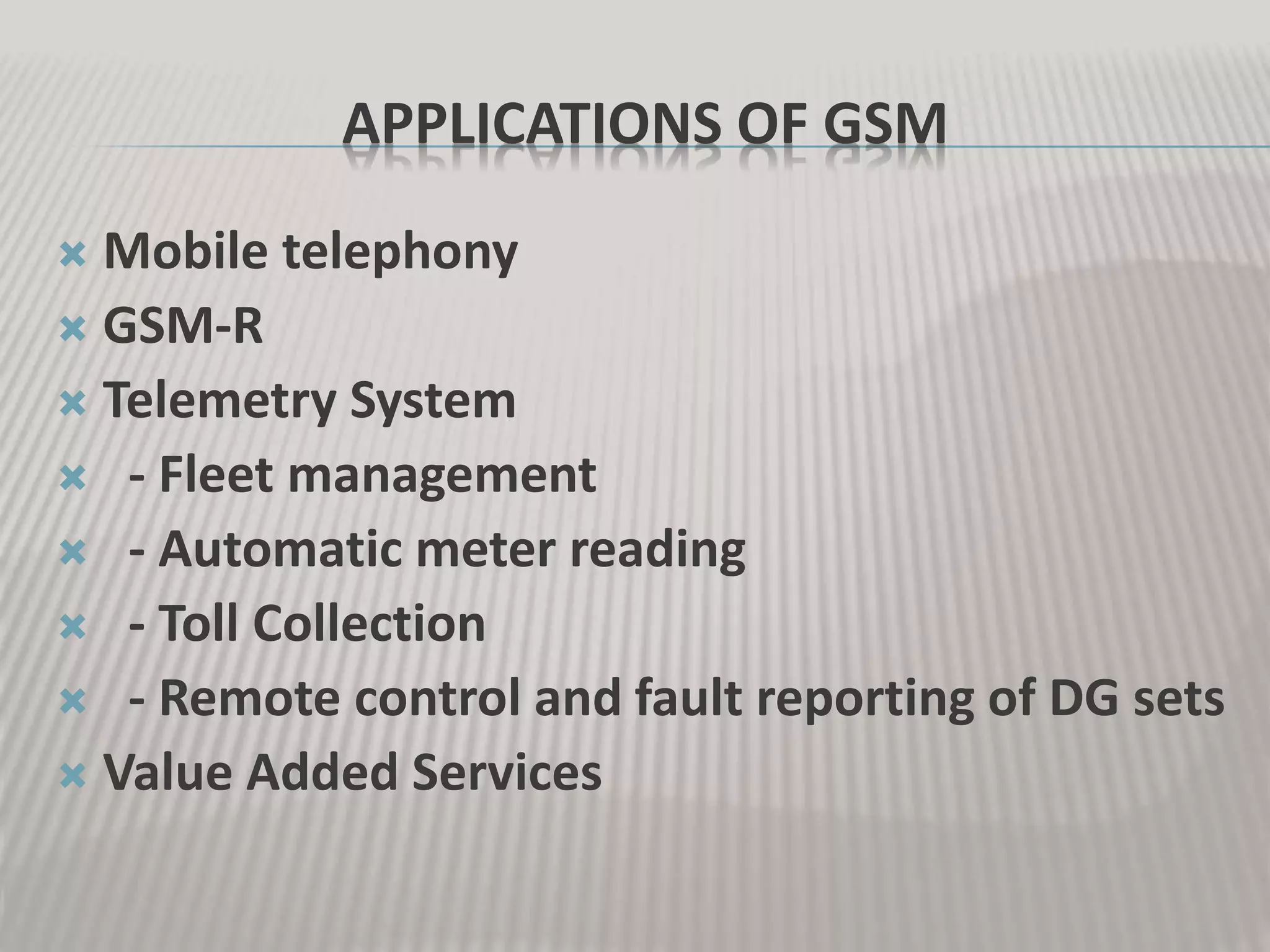 Global Service for Mobile Communication | PPTX