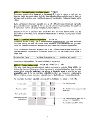 INTRO TO DESIGN #2A BRIEF | PDF