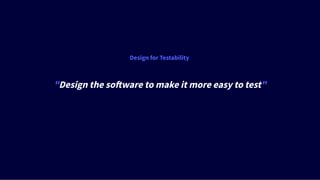 Design for Testability | PPT