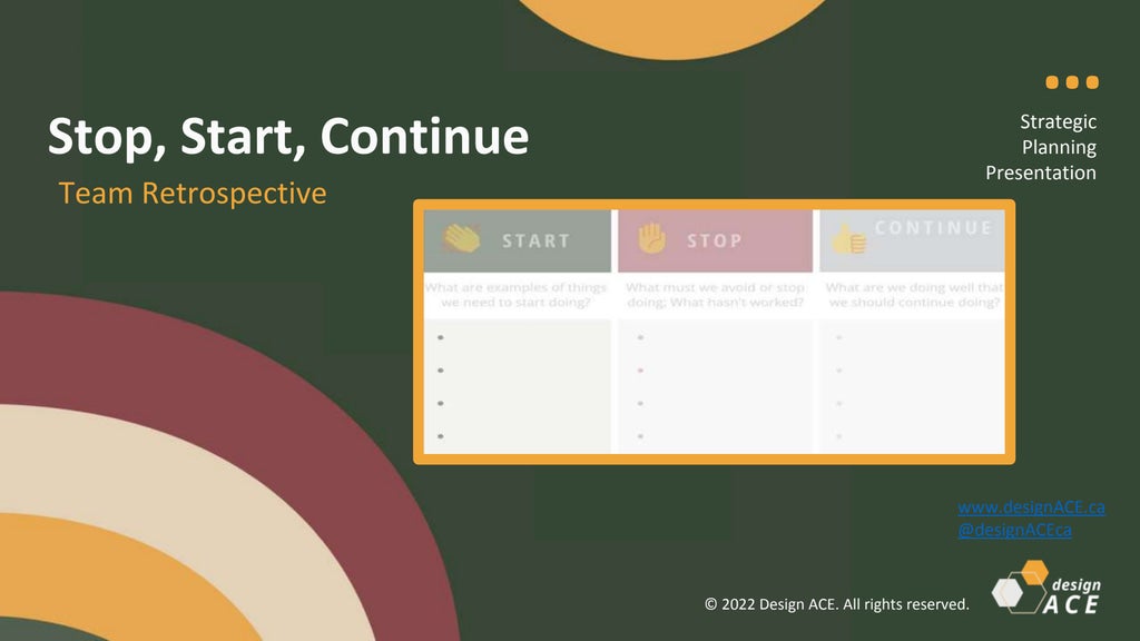 DesignACE - Retrospective - Stop, Start, Continue.pptx