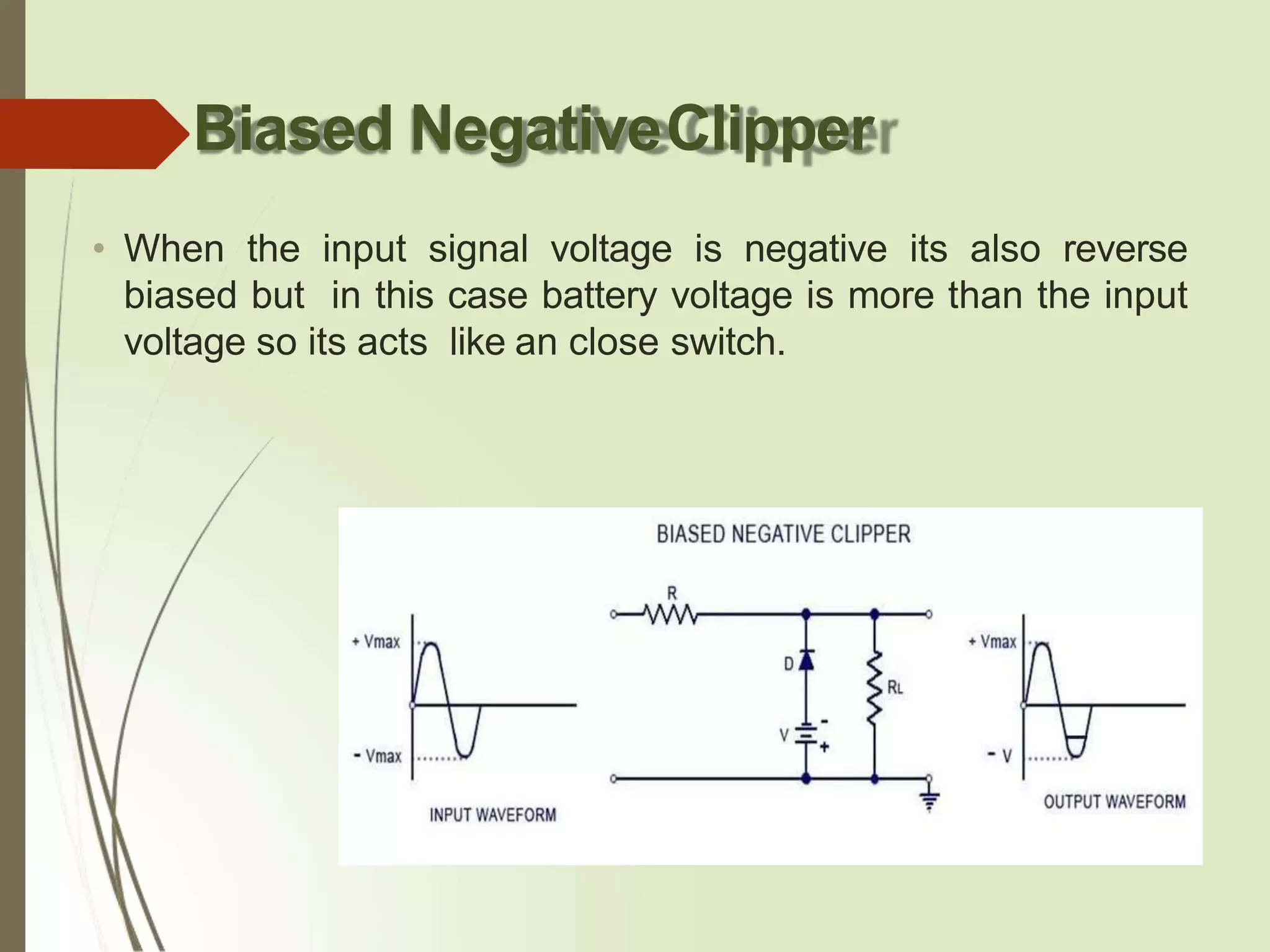 Design a clipper and clamping circuit & study the output wave shapes ...