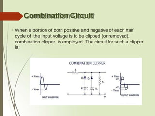 Design a clipper and clamping circuit & study the output wave shapes ...