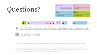 Design activity framework for visualization design | PPT
